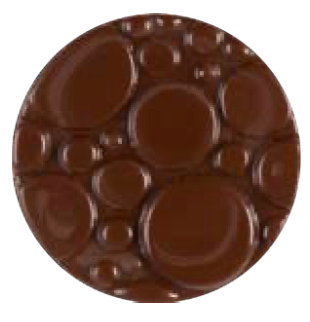 Bubble Relief Disc Round Chocolate – Mid America Gourmet
