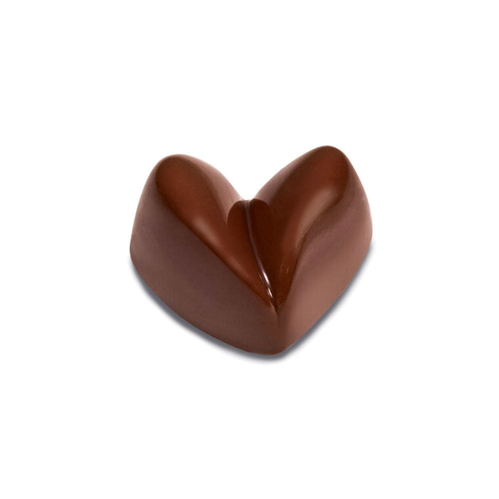 Pavoni Polycarbonate Chocolate Mold, Split Heart, 21 Cavities – Mid ...